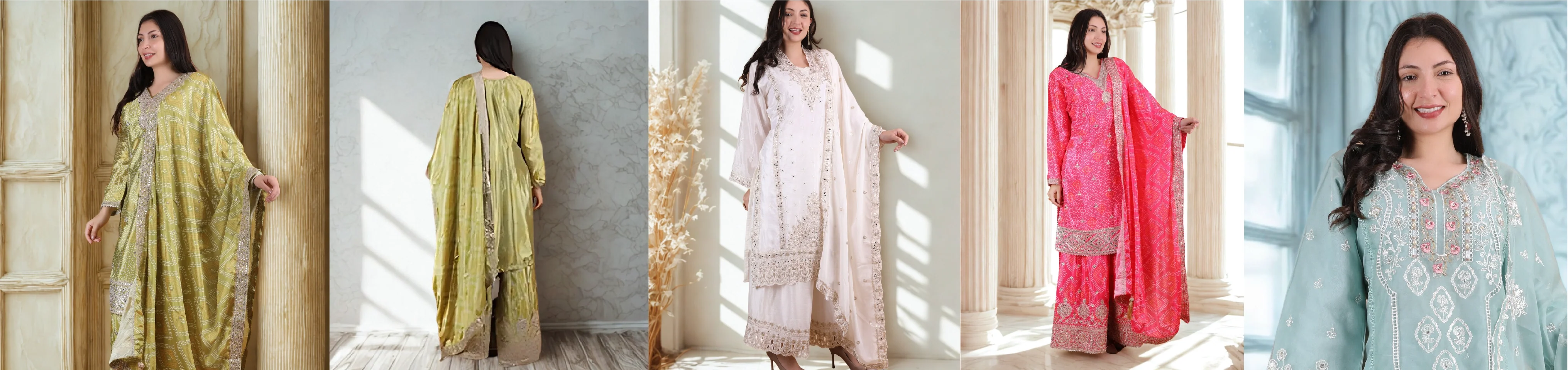 Pakistani Plazo Sets | Vaneersha Vastraa